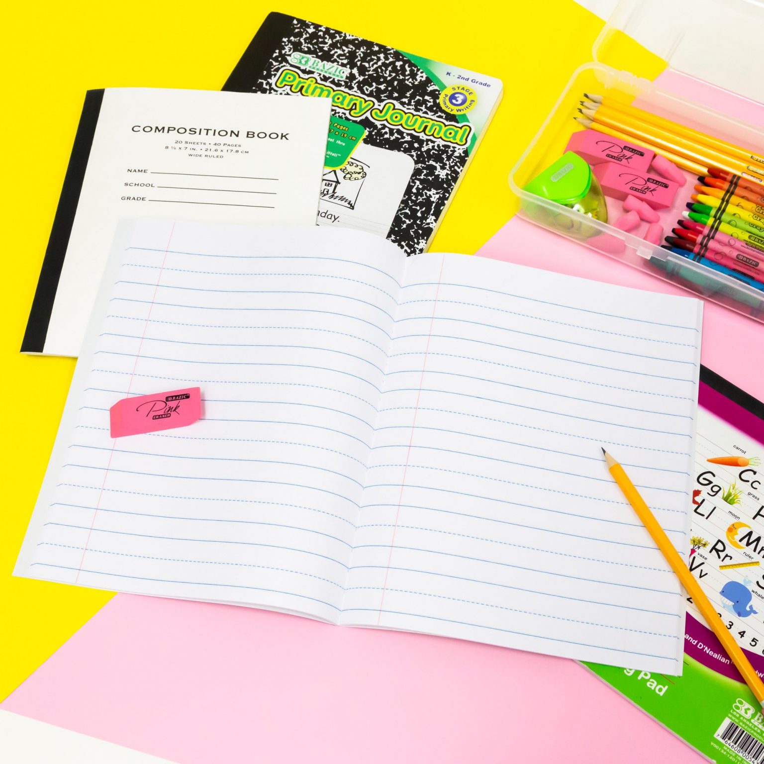 50 Ct Grade 1 Primary Composition Book - Crown Office Supplies