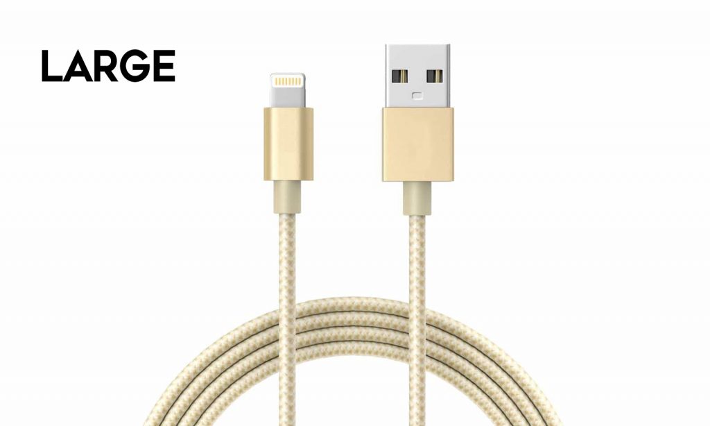 Large Lighting Cable For iPhone/iPad/iPod - Assorted Colors - Crown ...