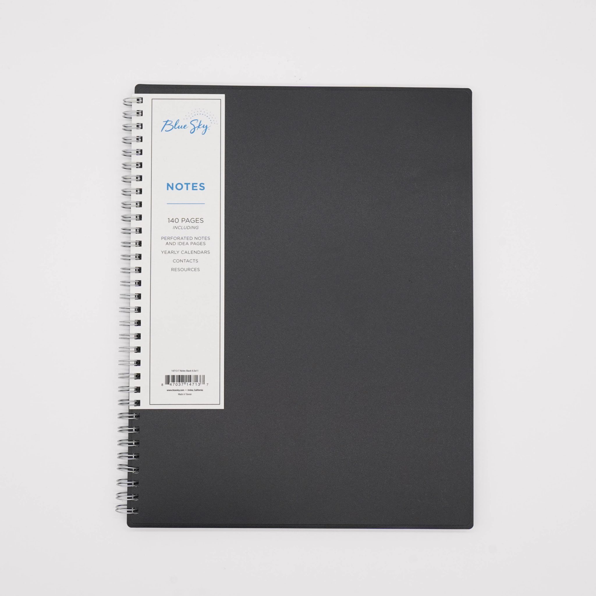 Blue Sky-Big Notebook Black Cover 140 Pages - Crown Office Supplies