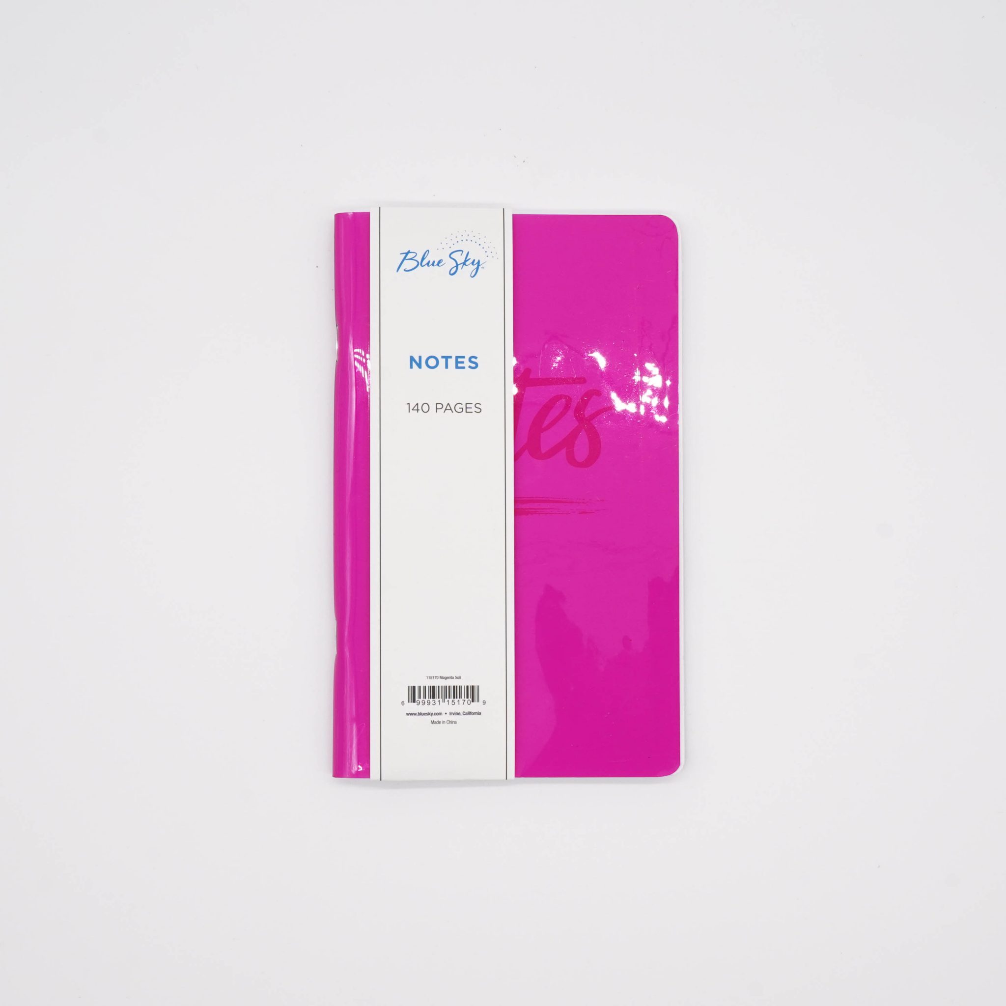 Blue Sky -Cute Small Notebook Plastic Cover 140 Pages Assorted Colors ...