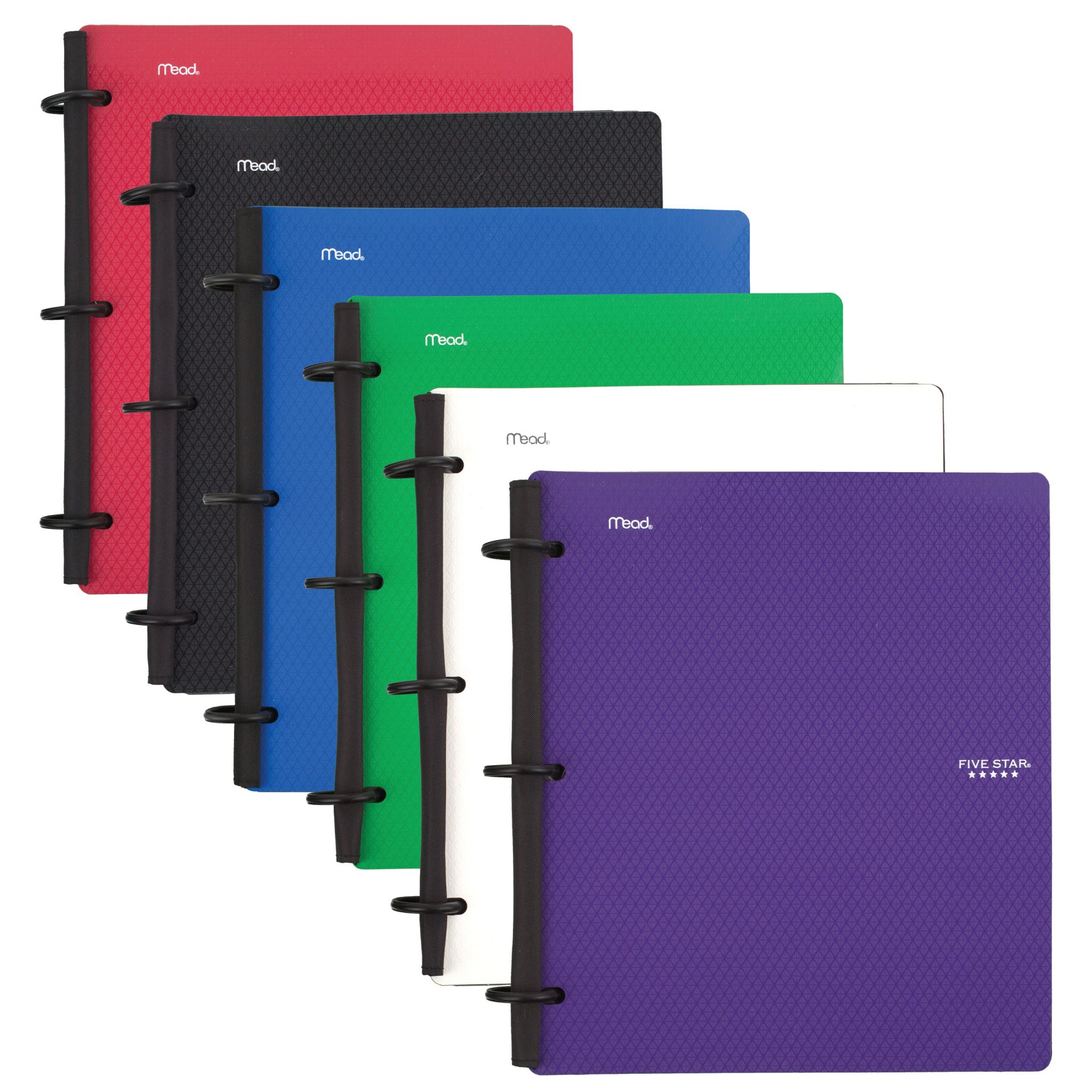 Five Star 230 Sheet 1" Ring Binder Hybrid Notebinder - Assorted Colors ...