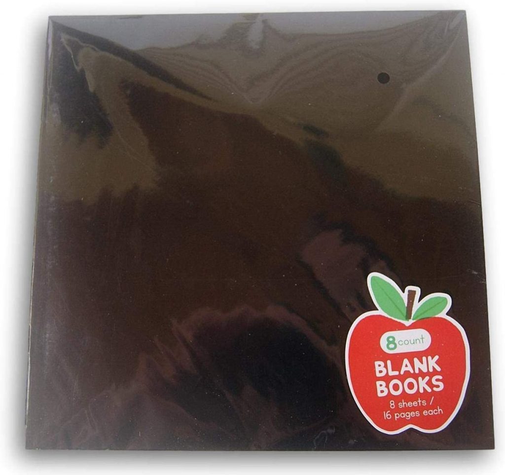 Blank Books - 8 Count - Assorted Colors - Crown Office Supplies