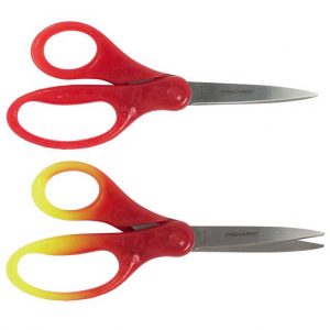 Fiskars Color Change Student Scissors (7") - Red/Yellow - Crown Office ...