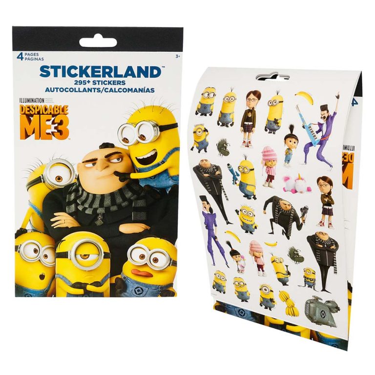 Despicable Me 3 - Sticker Pad - Crown Office Supplies