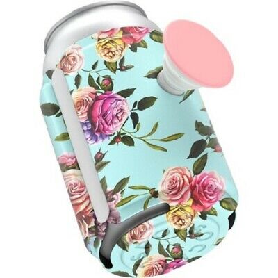 PopThirst Can Holder - flowers roses floral - Crown Office Supplies