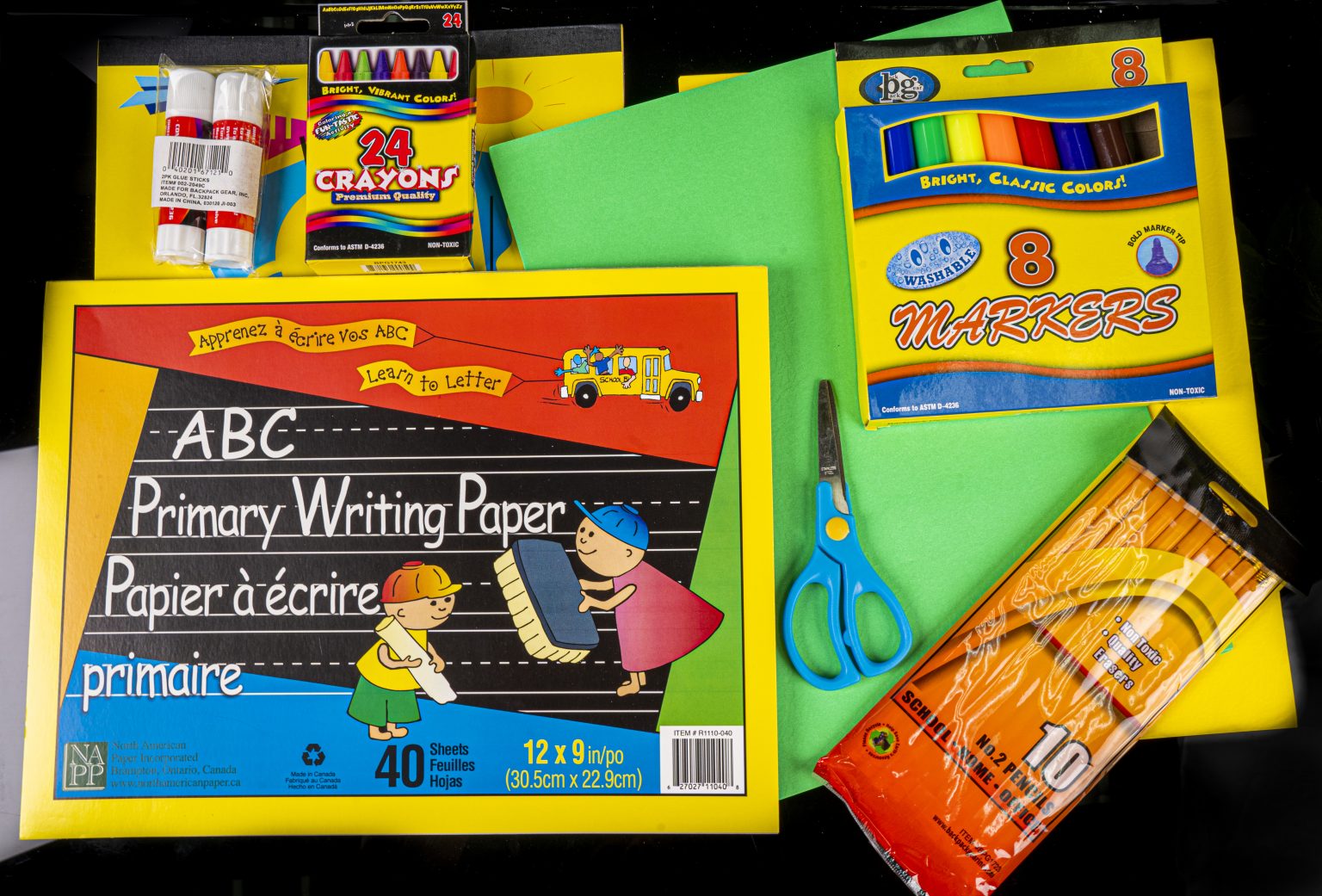 Pre-K School Supplies & Drawing Pack - Crown Office Supplies