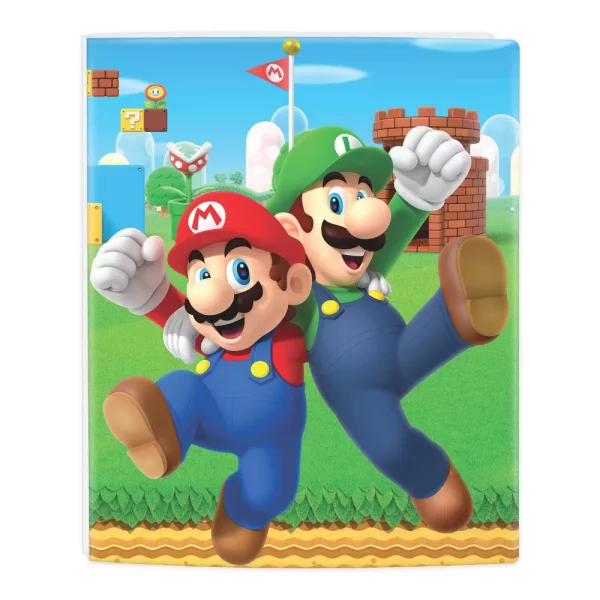 Super Mario Poly Folder 2 Pocket - Crown Office Supplies
