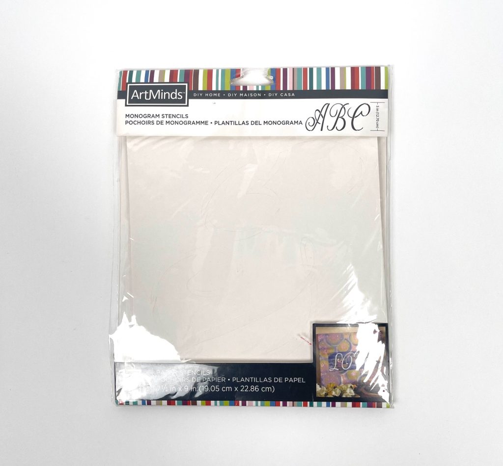 Artminds Monogram Stencils - Crown Office Supplies