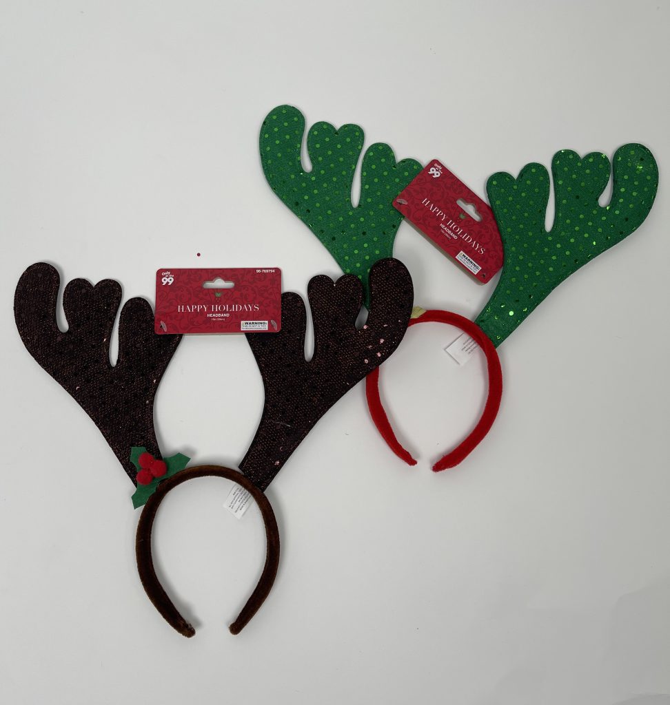 Christmas Reindeer Antlers – Assorted Designs - Crown Office Supplies