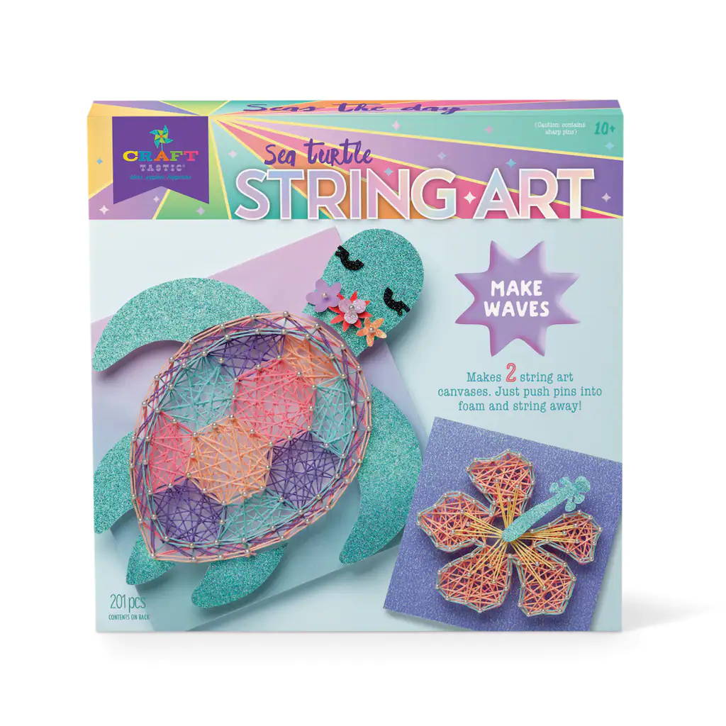 Sea Turtle String Art Craft-Tastic® - Crown Office Supplies