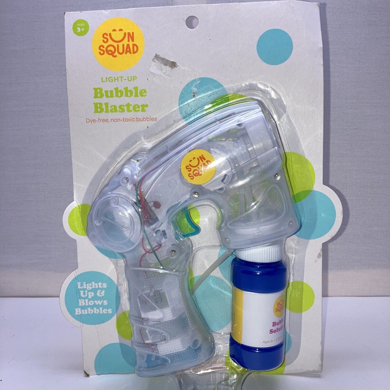 Blitz Light Up Bubble Blaster Bubble Guns (Colors May Vary) - Crown ...