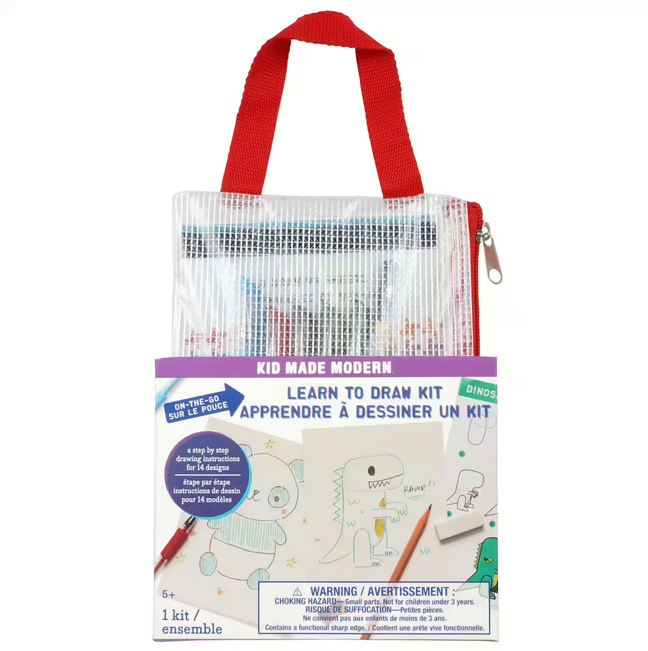 Kid Made Modern - On-The-Go Learn to Draw Kit - Crown Office Supplies