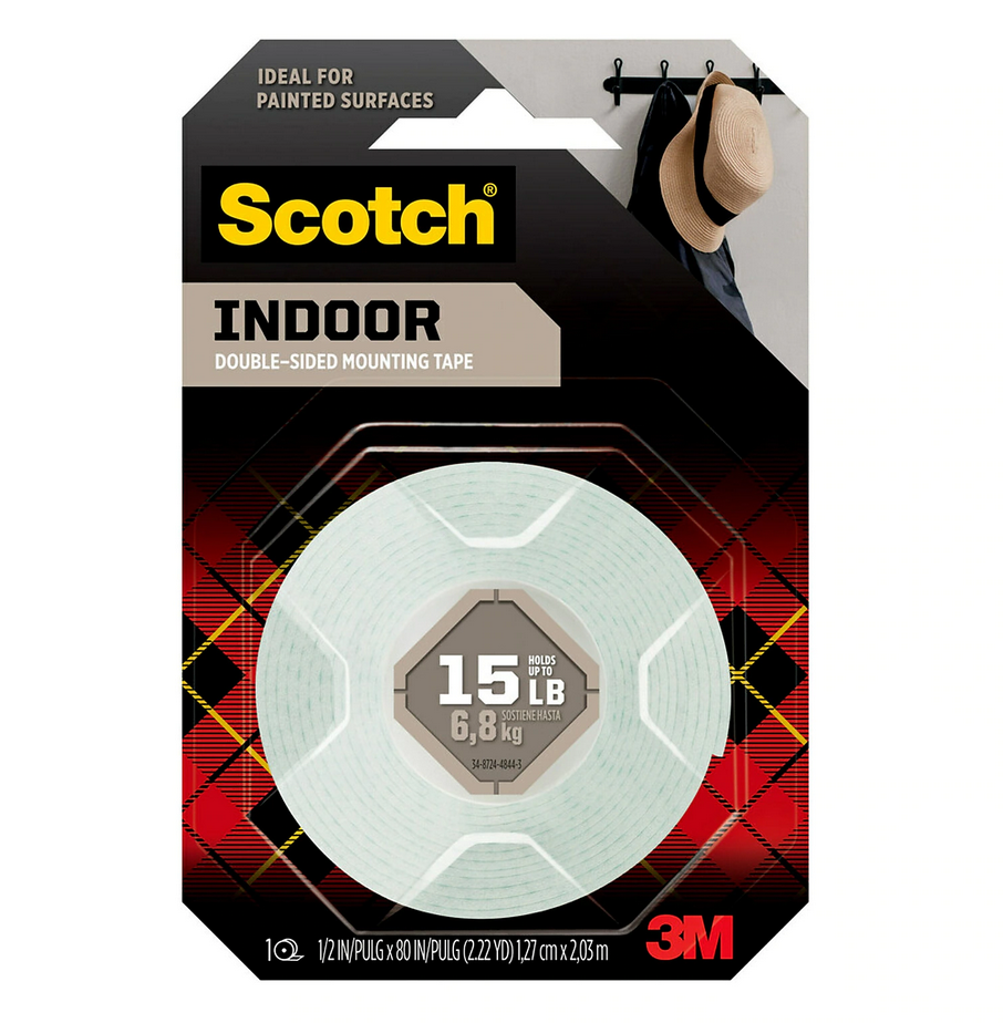 Scotch - Double-Sided Indoor Mounting Tape - Crown Office Supplies