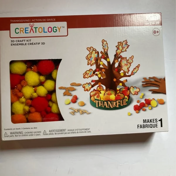 Creatology - 3D Tree Craft Kit - Thanksgiving - Crown Office Supplies