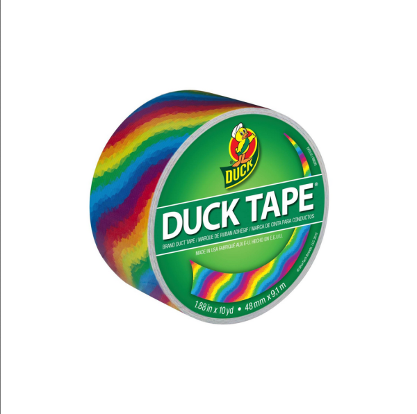 Duck - Rainbow Duct Tape - Crown Office Supplies