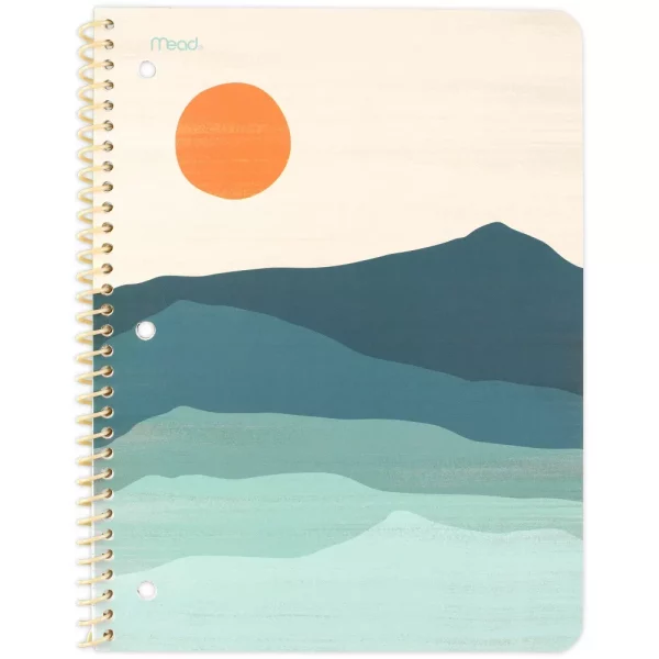 Mead – College Ruled Spiral Notebook – Landscape Mountain - Crown ...
