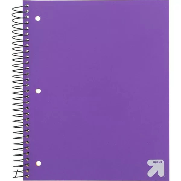 Up & Up - Wide Ruled - 1 Subject Spiral Notebook - Assorted Colors ...