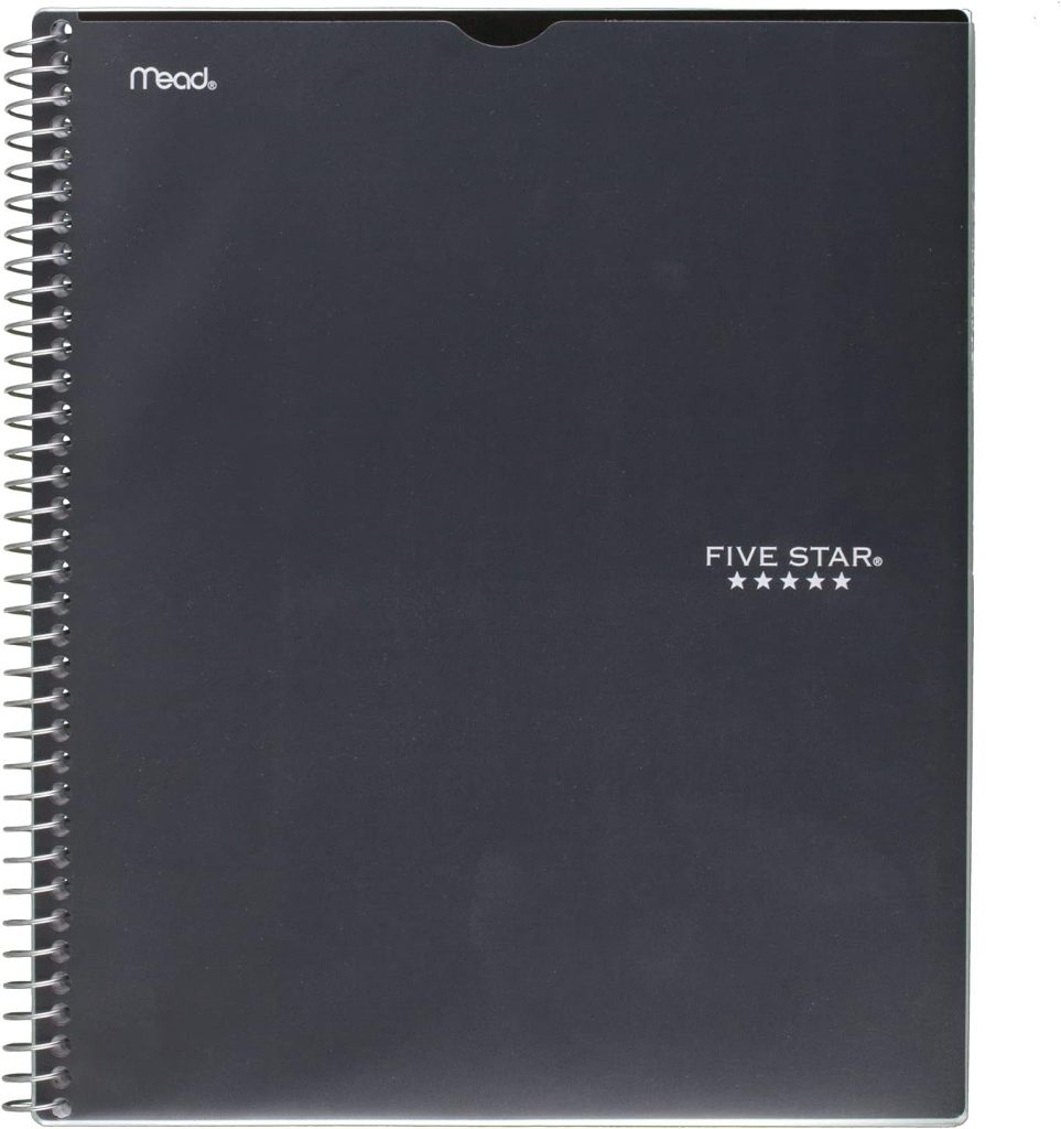 Five Star Spiral Notebook - College Ruled -1 Subject - 100 Sheets ...