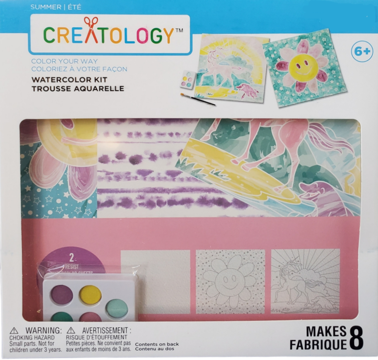 Watercolor Kit – Flower/Unicorn-Creatology - Crown Office Supplies