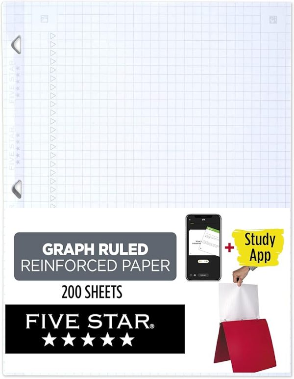 Five Star - Graph Ruled (200 Sheets) - Crown Office Supplies